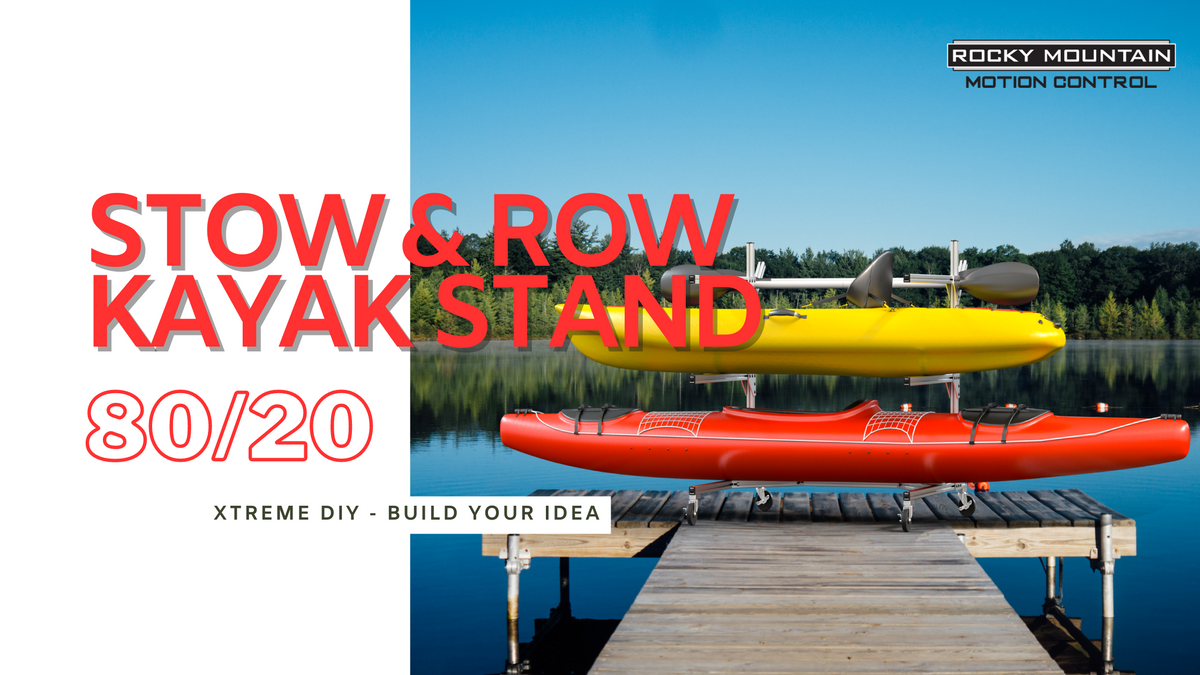 Kayak Stand - Stow & Row – Rocky Mountain Motion Control
